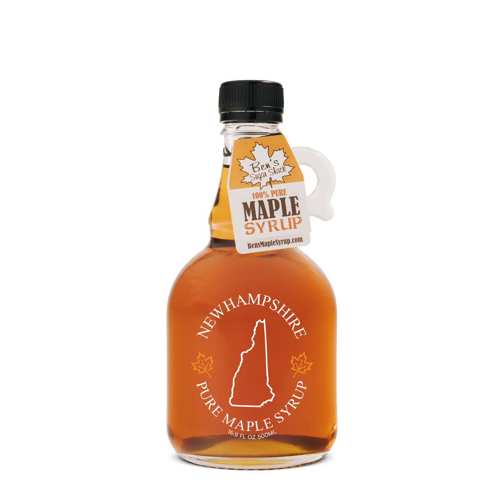 Pure Maple Syrup - New Hampshire Glass Jug (Various Sizes) – Bens Maple ...