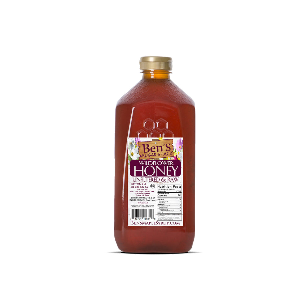 Raw & Unprocessed Wildflower Honey – Bens Maple Syrup
