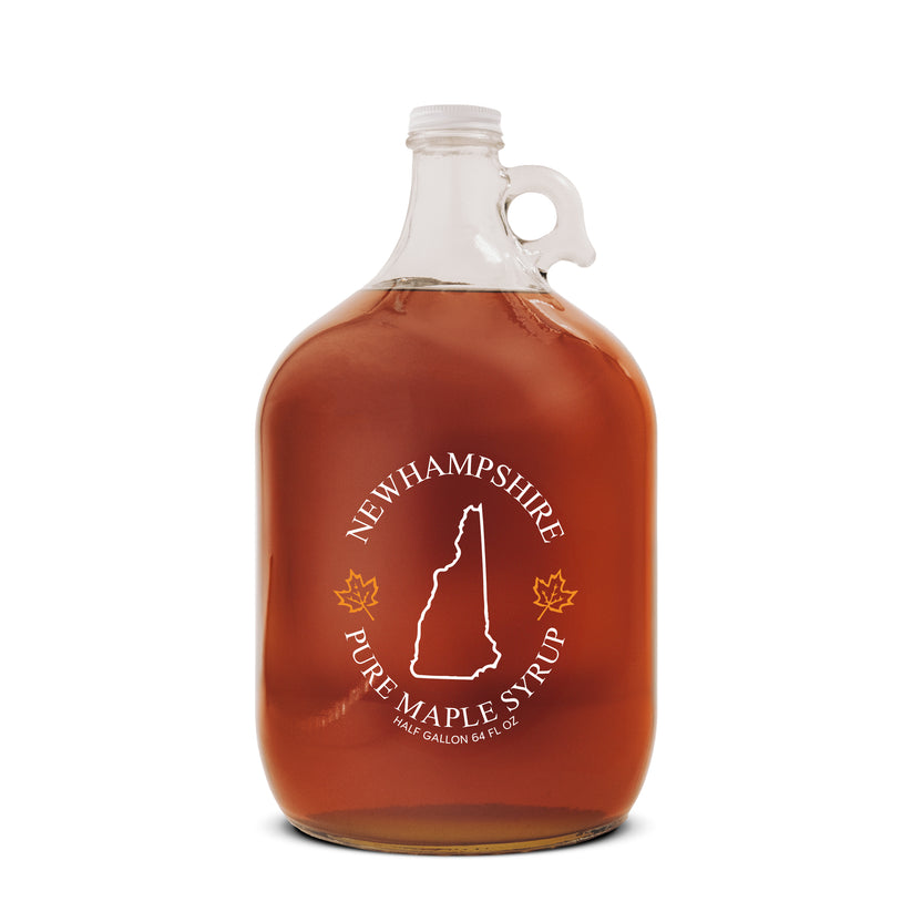 Pure Maple Syrup - New Hampshire Glass Jug (Various Sizes) – Bens Maple ...