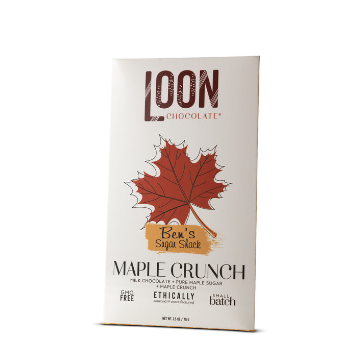 Maple Crunch Chocolate Bar – Bens Maple Syrup
