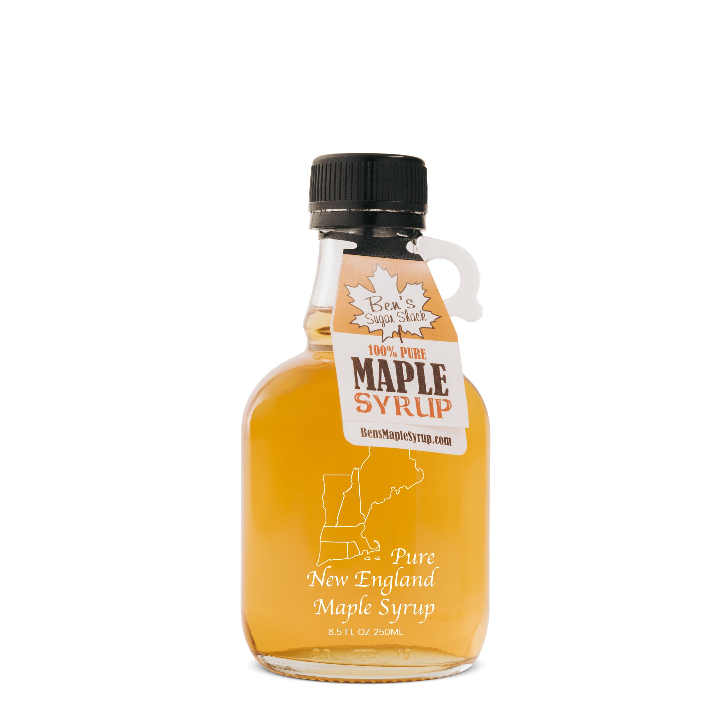 100% Pure Maple Syrup in New England Glass Jug - 8.45 oz – Bens Maple Syrup