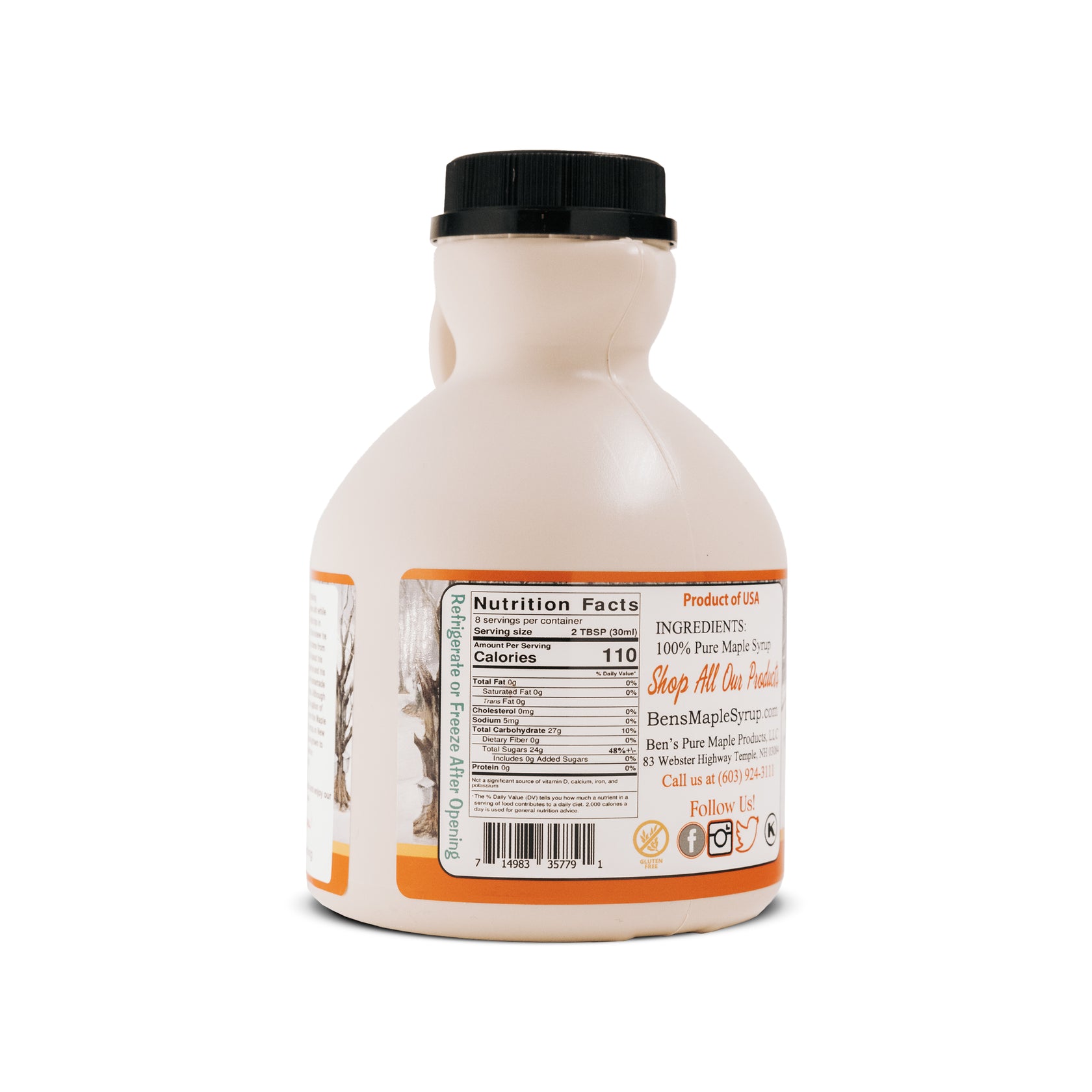 Ben's Pure Maple Syrup in Plastic Jugs - Bens Sugar Shack – Bens Maple ...